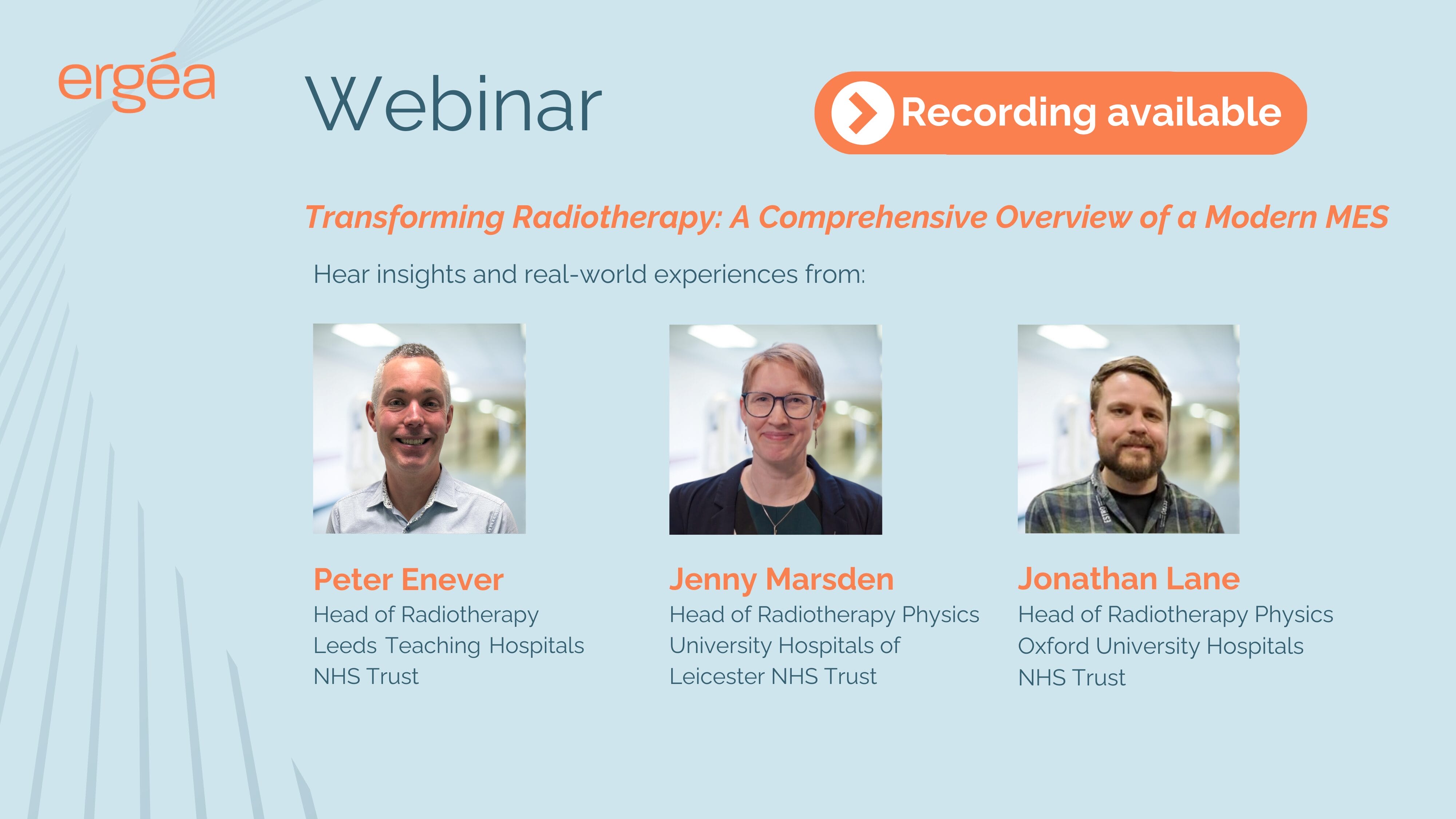 Webinar: Transforming Radiotherapy - A Comprehensive Overview of a ...